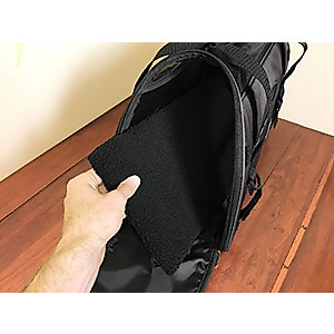 Furhaven Multipurpose Tote Bag Pet Carrier w/ Weather Guard - Black, Large