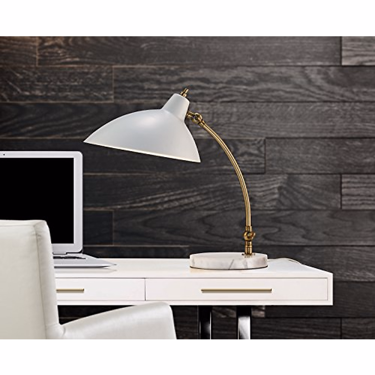 Adesso 3168-02 Peggy 15"-18" Desk Lamp, Smart Outlet Compatible