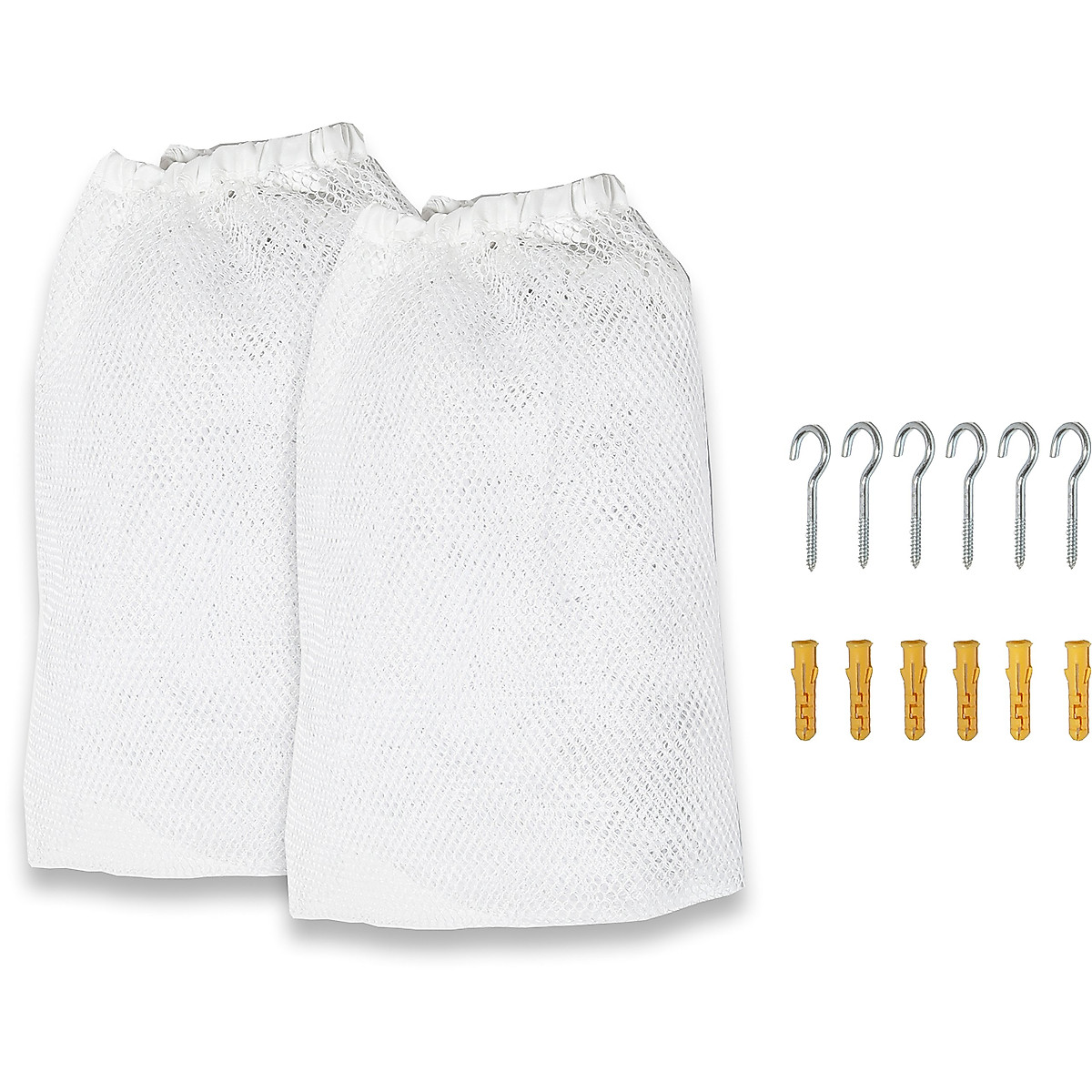 2 PK - Simplehouseware Stuffed Animal Jumbo Toy Storage Hammock