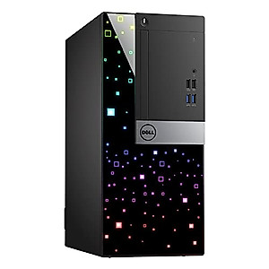 Dell Custom Built RGB Lights PC OptiPlex Mini Tower Computer Intel Core i5-6500 Quad-Core Processor 8GB RAM 512GB Solid State Storage (SSD) ~ Windows 10 ~ Wi-Fi ~ Keyboard & Mouse (Renewed)