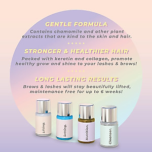 MIYA LASH Ultimate Lash & Brow Lamination Kit & Eyelash Growth Serum Bundle