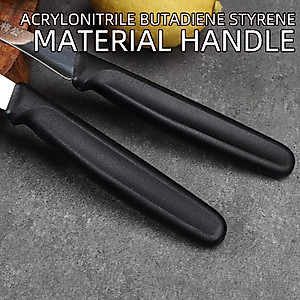 GAINSCOME Fruit Carving Knife Main Knife Super Sharp Stainless Steel Chef Food Carving Tools ABS Material Non-slip Enlarged Handle Mirror Light Process Processing Knife Surface Fruit Paring Knives