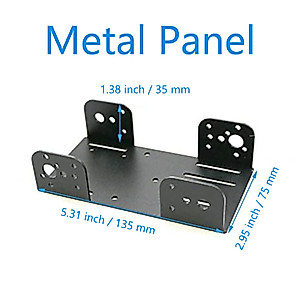 Professional 60mm Mecanum Wheel Car Chassis MC100 for Arduino/Raspberry pi/Micobit, Remote Control 4WD Metal Smart Robot Car Chassis Kit Omnidirectional Wheel with DC TT Motor DIY Toy AI ROS STEAM