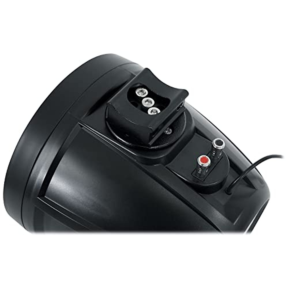 Rockville PT65BR 6.5" Powered Bluetooth LED Tower Speakers for ATV/UTV/RZR/Cart, Black