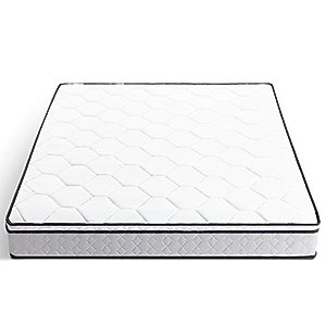 WEEKENDER Bloomington 8-Inch Plush Hybrid Mattress—Heavy Duty Coils—Memory Foam—CertiPur-US —5 Year Warranty, Twin XL