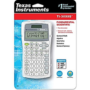 Texas Instruments TI-30XIIS Scientific Calculator, White