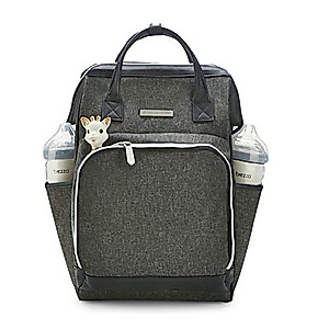 Bananafish Midi Diaper Backpack, Black