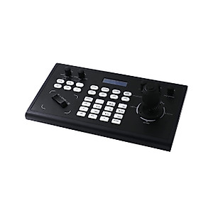 Zowietek PTZ Camera 4D Joystick Controller PoE| PTZ Universal Keyboard | Visca PELCO-D/P | RS232 RS422 RS485 | Controller for NDI PTZ Camera Live Streaming in Church, Meeting, Video Conference