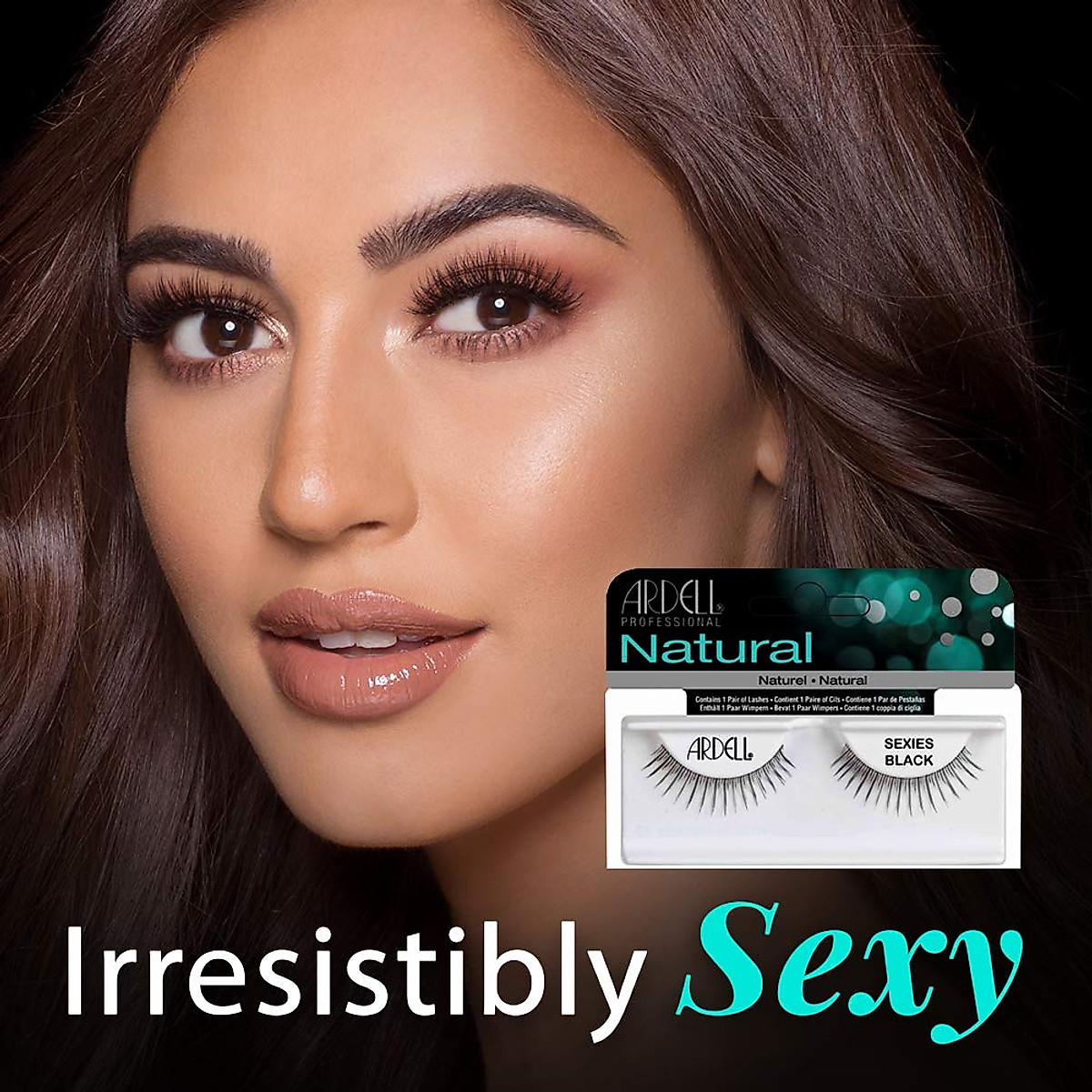Ardell Natural Lashes False Eyelashes Sexies Black (4 pack)