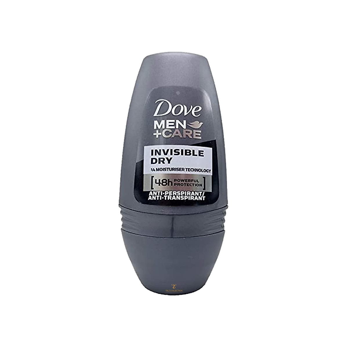 Dove Men + Care Antiperspirant Deodorant - Invisible Dry Roll-On (50ml) - Pack of 6