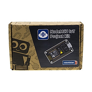 Robotistan Nodemcu ESP8266 IoT Starter Kit - Smart Electronic IoT Projects - DIY Automated Home Gadgets - WiFi Development Board with NodeMCU, Motors, LEDs, Sensors & More