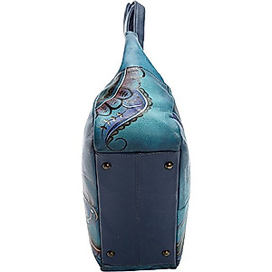 Anna by Anuschka womens Shoulder Bag, Floral Paradise Tan, One Size US