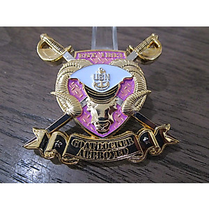 Oneworldtreasures USN Goat Locker Approved Deckplate Certified Female Navy Chief CPO Pink Challenge Coin