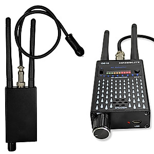 Hidden Camera Bug Detector Upgraded 2022 Newest Anti Spy Detector with LCD, RF Signal Wireless GPS car Tracker Eavesdropping Device Finder with Extra AI Function, GSM,MAZEBLITZ