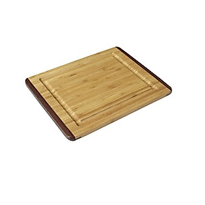 Island Bamboo 40813 Rainbow Bamboo Cutting Board, 14 inches by 11 inches