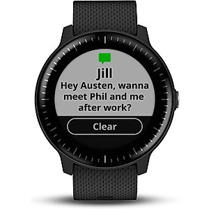 Garmin vívoactive 3 Music, GPS Smartwatch with Music Storage and Built-in Sports Apps, Black (Renewed)