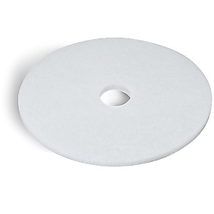STAPLES Brighton 663605 Floor Polishing Pad 20-Inch 5/Ct White