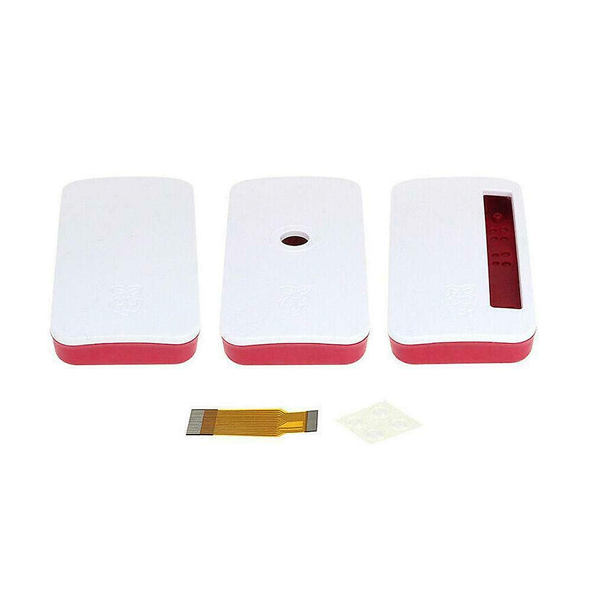 Acxico 1 pcs for Raspberry Pi Zero V1.3 W Case Shell Protection Box ABS （red and White ）