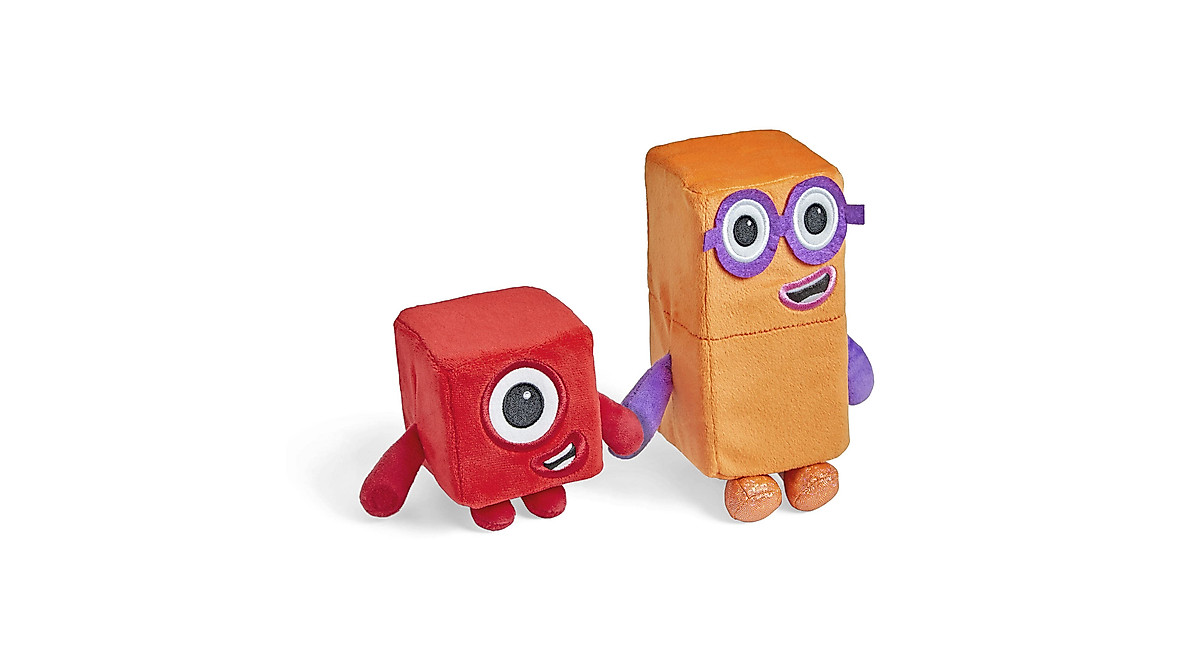 Hand2mind Numberblocks One and Two Plush Toys