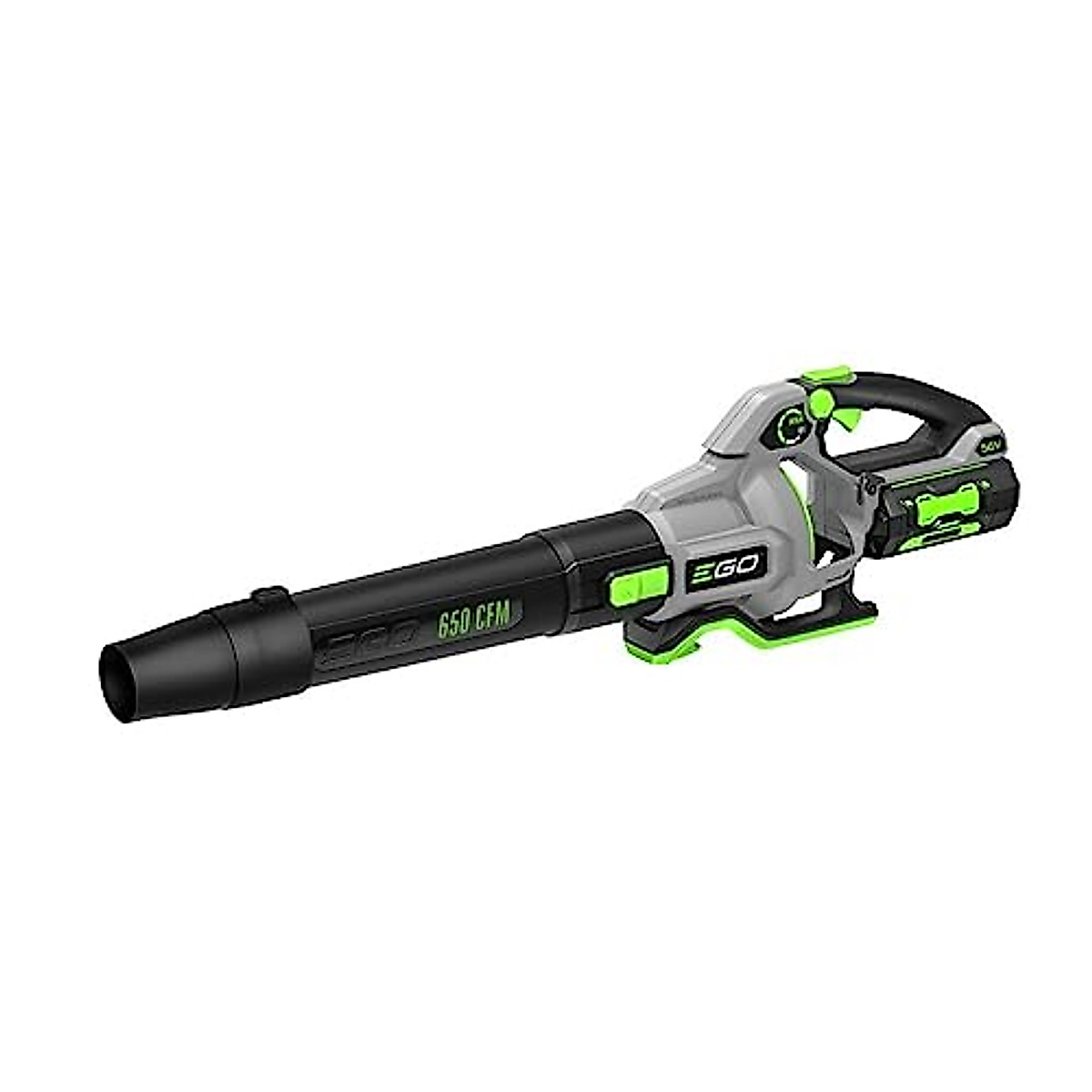 EGO Power+ LB6503 650CFM 56-Volt Lithium-ion Cordless Handheld Blower with 4.0Ah Battery and Charger Included, Black