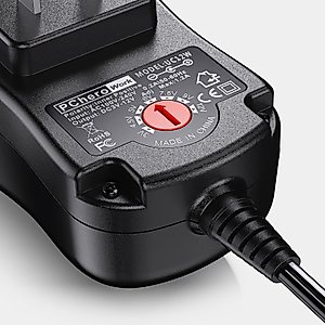 PChero 12W Universal Multi Voltage AC/DC Adapter Switching Power Supply with 8 Selectable Adapter Plugs, Suitable for 3 V to 12 V Home Household Electronics Devices