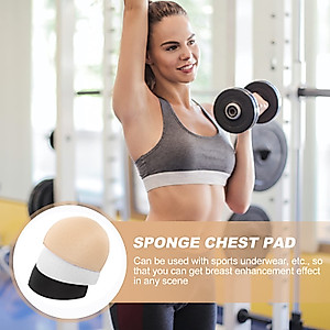 VALICLUD Womens Sports Bras Bra Pads Chicken Fillet Bra Inserts Pads Push up Breast Pad Bikini Swimsuit Breast Pads