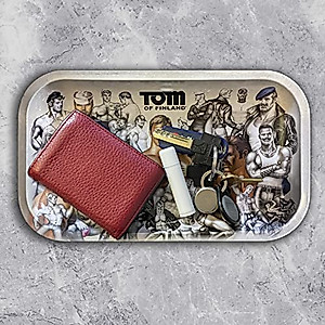 Tom of Finland Tin Tray (Queer, Gay, Rolling, Serving)