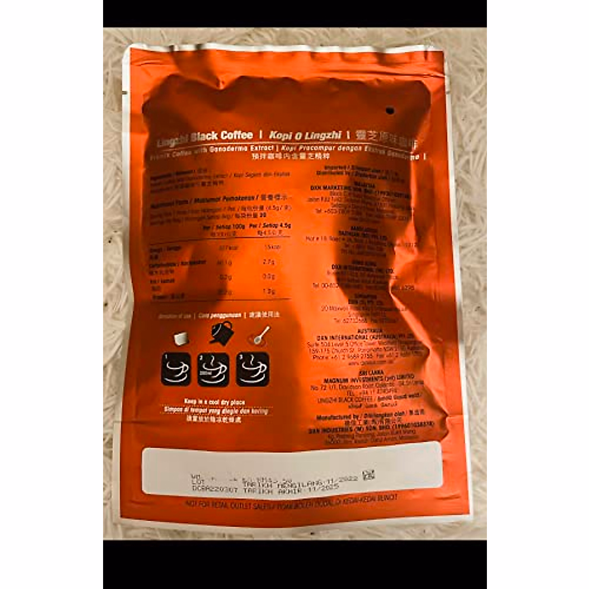 DXN Lingzhi BLACK Coffee With Ganoderma