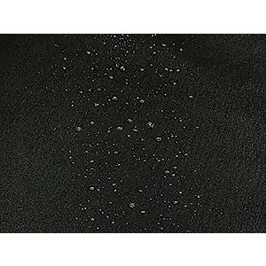 USA Fabric Store Cordura Black 500D Waterproof Outdoor Fabric 60" Wide DWR