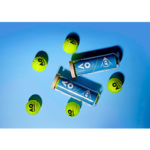 Dunlop Sports Australian Open AO Extra Duty Tennis Balls - Case of 24 cans (72 Balls)