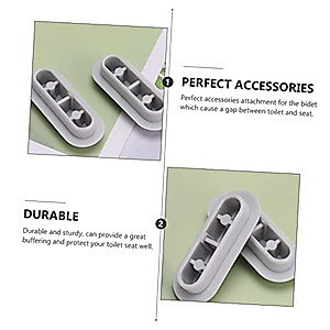 CRILSTYLEO 12pcs toilet gasket replacement toilet seat toilet seat cushion toilet attachment toilet accessories sitz bath for toilet seat Toilet Bumper Anti- Gaskets Mute plastic repair kit