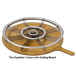 LloydPans 16 inch 8-Slice Pizza Cutter The Equalizer Multi-Blade Rocker Knife *Made for commercial use not intended for home use *