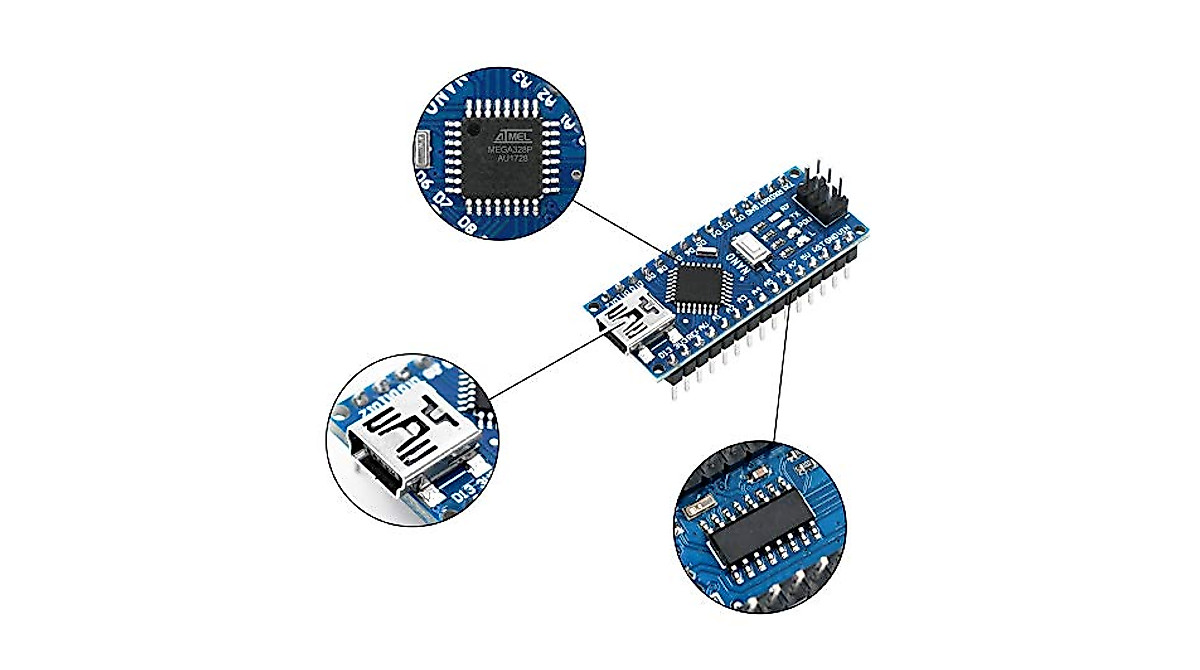 LAFVIN Nano V3.0 Microcontroller Board - Compatible with Arduino