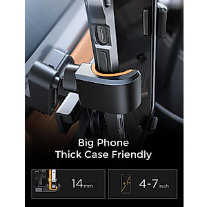 AINOPE Tesla Phone Mount Holder 2024 Upgrade Gravity Tesla Model 3 Y Phone Mount Holder Tesla Phone Holder Fits for All iPhone & Android Phones