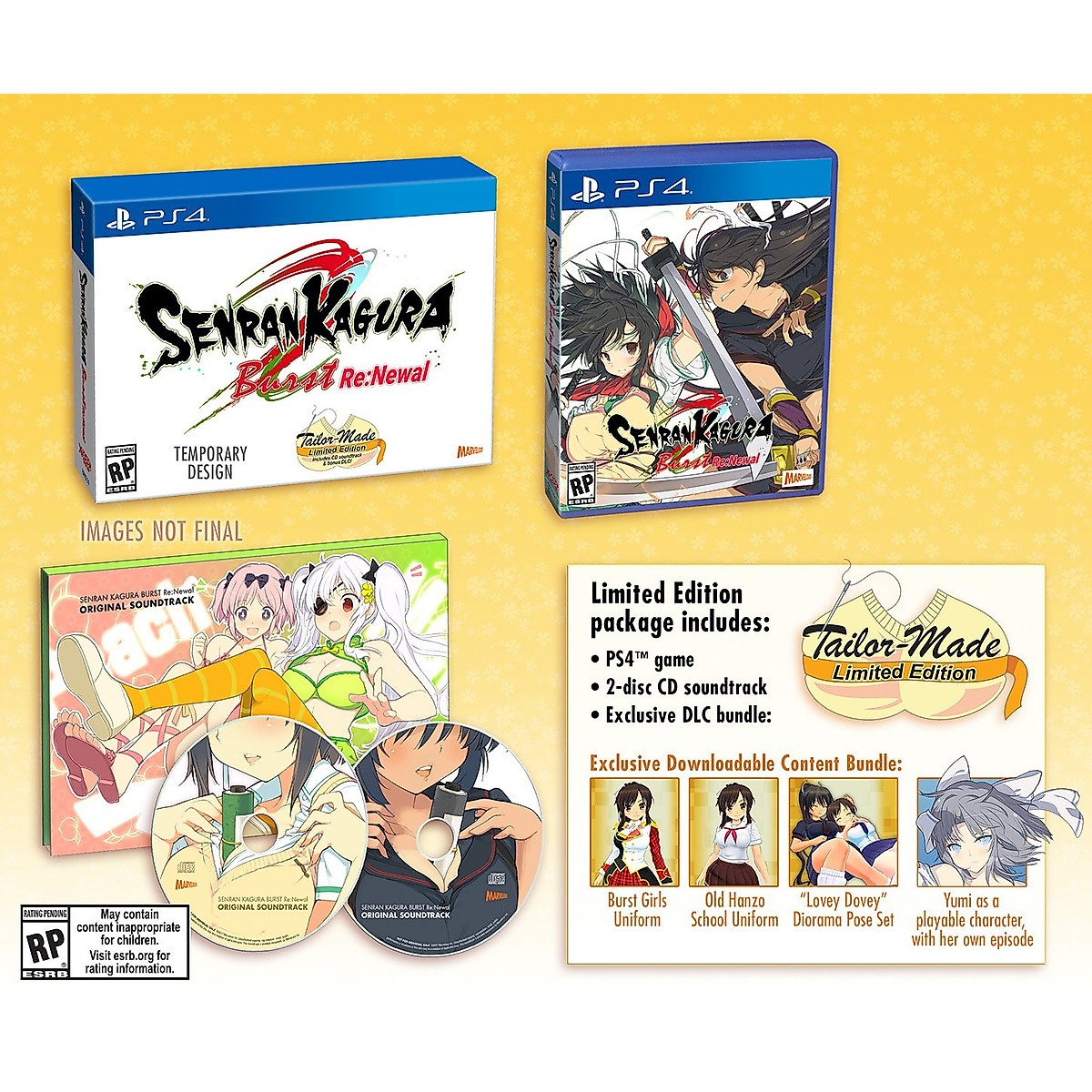 Senran Kagura Burst Re: Newal - Tailor-Made Edition - PlayStation 4