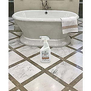 STONE PH Neutral Floor Cleaner Kitchen & Home Cleaning Surfaces: Safe, Orange, Spray, Marble, Granite, Quartz, Travertine, Non Abrasive & Non Toxic, Biodegradable, Lavender, (25 fl. Oz)