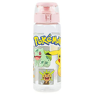 Pokemon Pikachu Character's Sports Girls Plastic Water Drinks Bottle Cup