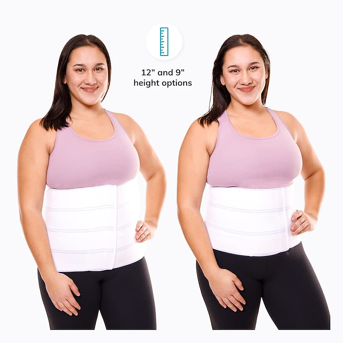 BraceAbility 2XL Plus Size Bariatric Abdominal Stomach Binder | Obesity Girdle Belt for Big Men & Women with a Large Belly, Post Surgery Tummy & Waist Compression Wrap (42"-62" Body Circumference)