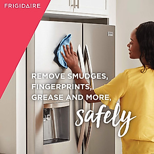 Frigidaire 10FFSSCL02 Ready Clean Stainless Steel Cleaner, 12 Ounces, 2-Pack, 2 Pack, Clear