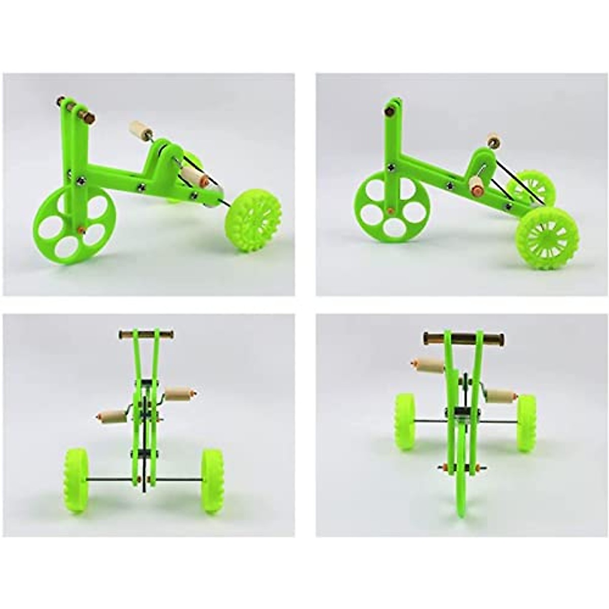 ECOABS Bird Intelligence Training Toy, Parrot Puzzle Bicycle Toy for Small Medium Bird, Parrot Educational Table Top Trick Prop Toy, Bird Foot Talon Toy for Lovebird Conures Parakeet
