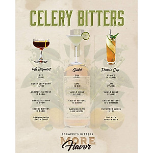 Scrappy's Bitters, Celery, 2 Pack Bottle