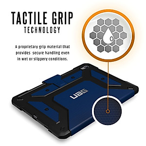 UAG Folio iPad Pro 11-inch (1st Gen, 2018) Case Metropolis [Cobalt] Feather-Light Rugged Military Drop Tested iPad Cover with Apple Pencil Holder