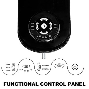 SLEE Wall Mount Fan Oscillating 18 Inch 3 Speed Indoor Outdoor with Remote Control Strong Wind