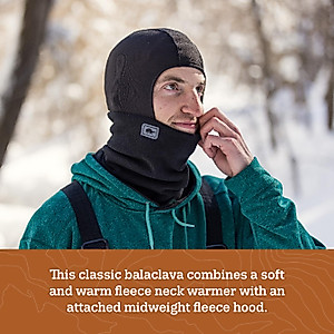 Turtle Fur Shellaclava Chelonia 150 Fleece Neck Warmer Helmet Liner Winter Balaclava Hood, Black