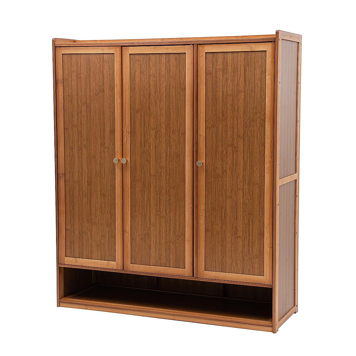 simimasen Shoe Storage Cabinet Shoe Rack 6 Compartments Storage Organizer Rack Shoes Organizer Shoe Floor Shoes Organizer with Shutter Doors for Entrance Hallway Bedroom