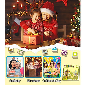 Magnetic Blocks Classroom Must Have Educational Magnet Number Letter Building Cubes Toys for Kids Preschool, Stem Numberblocks Learning Math Counting 123 and Reading Alphabet ABC for Toddlers