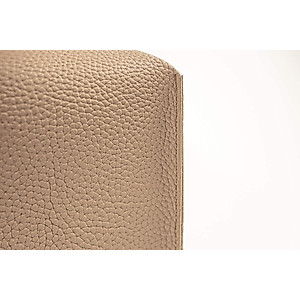 JADE AND JUNO HOME Tissue Box Cover/Holder (Rectangle) - Covers Rectangular Shaped Boxes with a Contemporary Finish - Designed with Modern PU Leather (Weathered Oak)