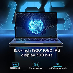 OTVOC Laptop 15.6 inch Windows 11, VocBook 15, Intel Celeron N5100, 16GB RAM, 512GB PCIE NvMe SSD , 4TB Expansion, 15.6" FHD IPS, 2.0MP, 2.4G+5G WiFi, Bluetooth 5.0, Type-C, HDMI, RJ45, HDD, Silver