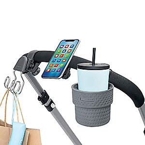 Skip Hop Universal Stroller Cup Holder, Stroll & Connect, Grey