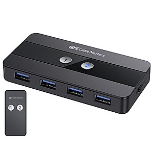 Cable Matters Old Dual 4K 60Hz USB C KVM Switch
